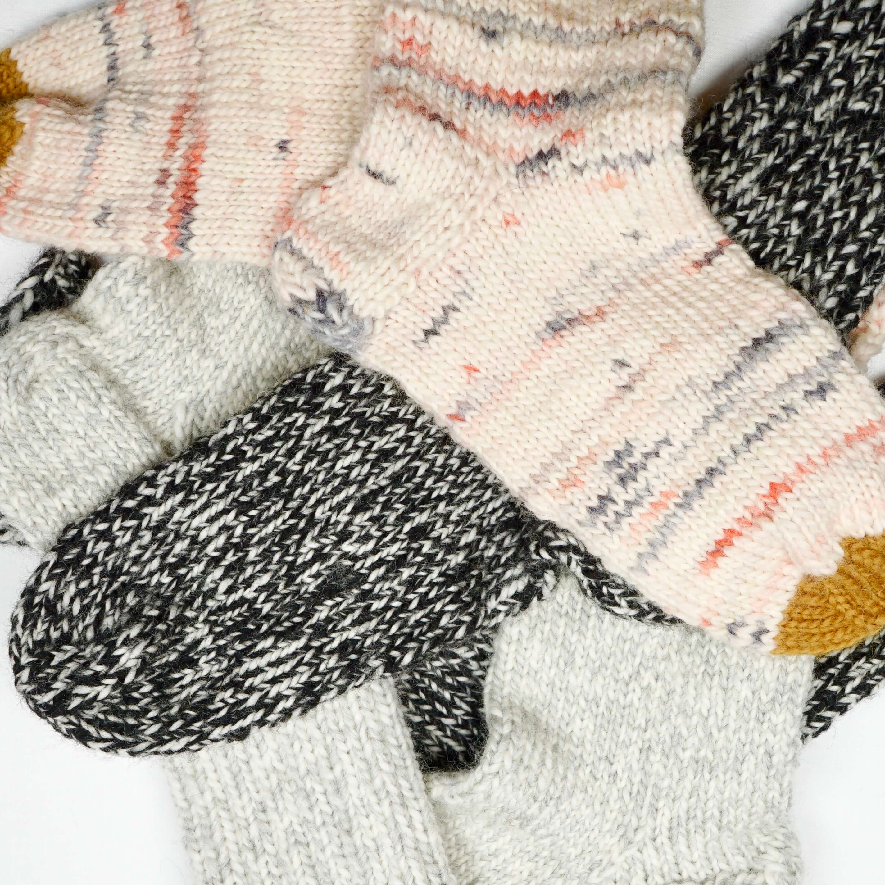 Návod: Vlněné pletené ponožky - KLUBÍČKÁŘ